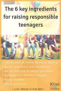 Raising Responsible Teens - The 6 key ingredients - Kiwi Families