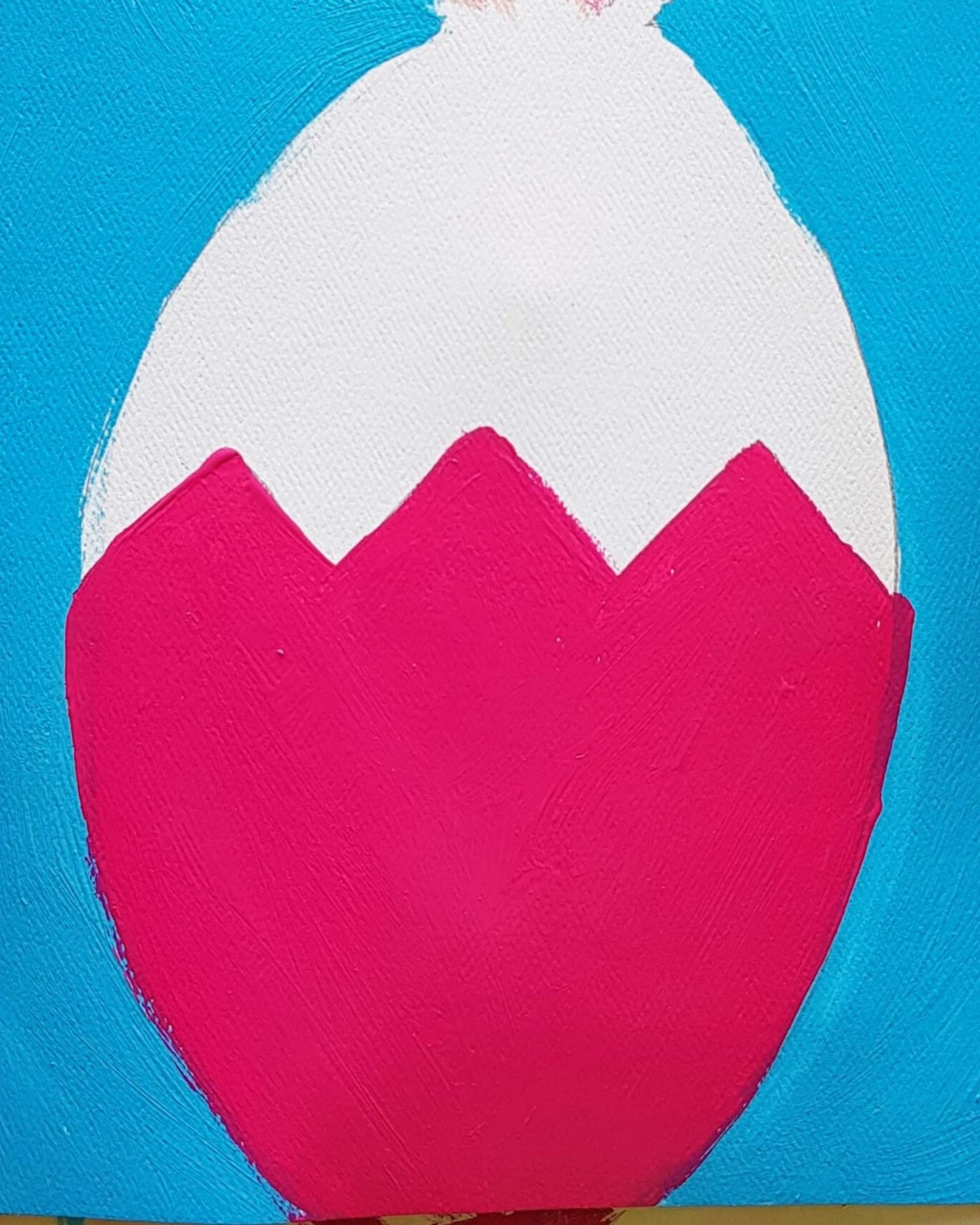 Easy Easter Bunny in an Egg Drawing - Kiwi Families