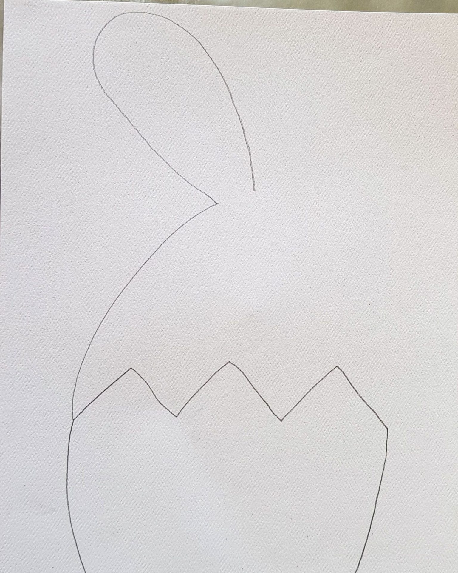 Easy Easter Bunny in an Egg Drawing - Kiwi Families