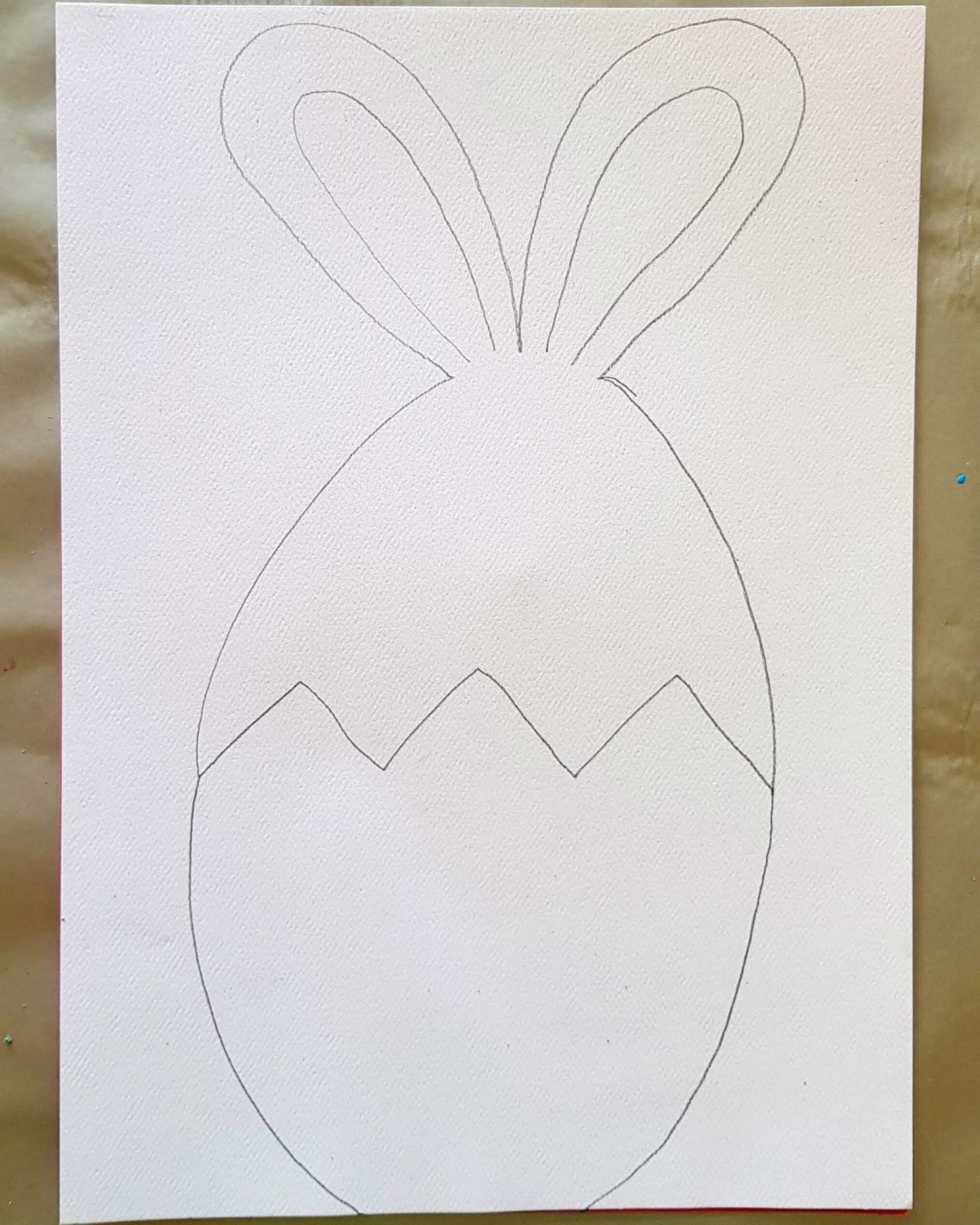 Easy Easter Bunny in an Egg Drawing - Kiwi Families