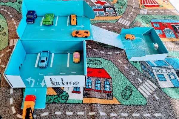 Shoebox Car Park Craft - Kiwi Families