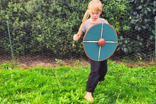 DIY Viking Shield Craft - Kiwi Families