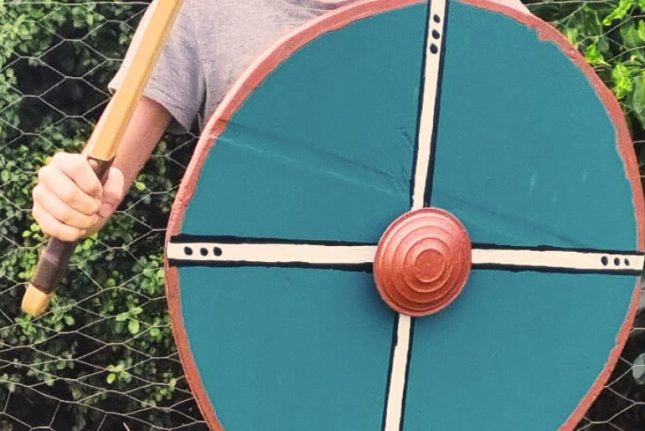 DIY Viking Shield Craft - Kiwi Families