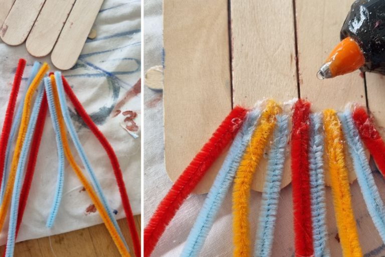 Rocket Ship Craft with Iceblock Sticks - Kiwi Families