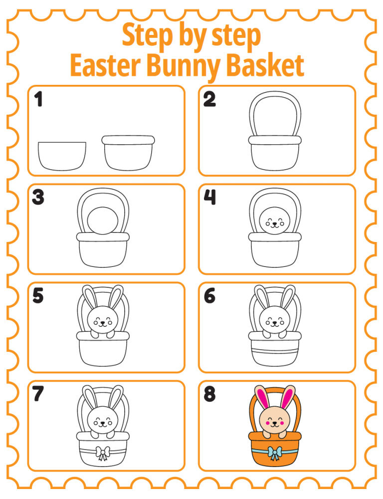 Easy Easter Drawings Your Kids will Love (Free Tutorials Inside ...